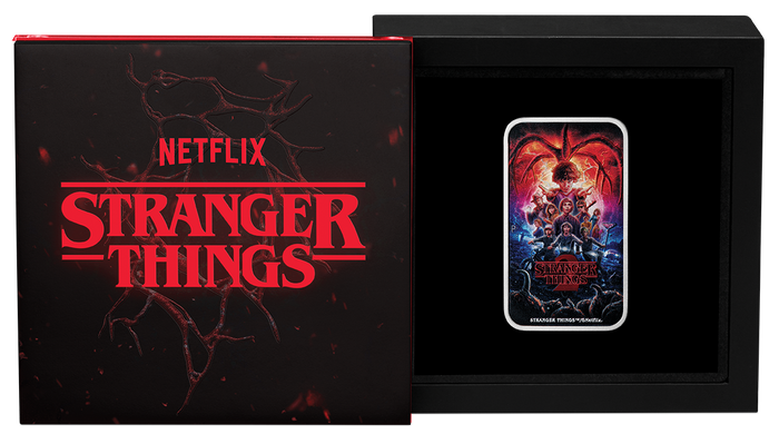 Stranger Things - Season 2 2026 1oz Silver Coloured Rectangular Coin